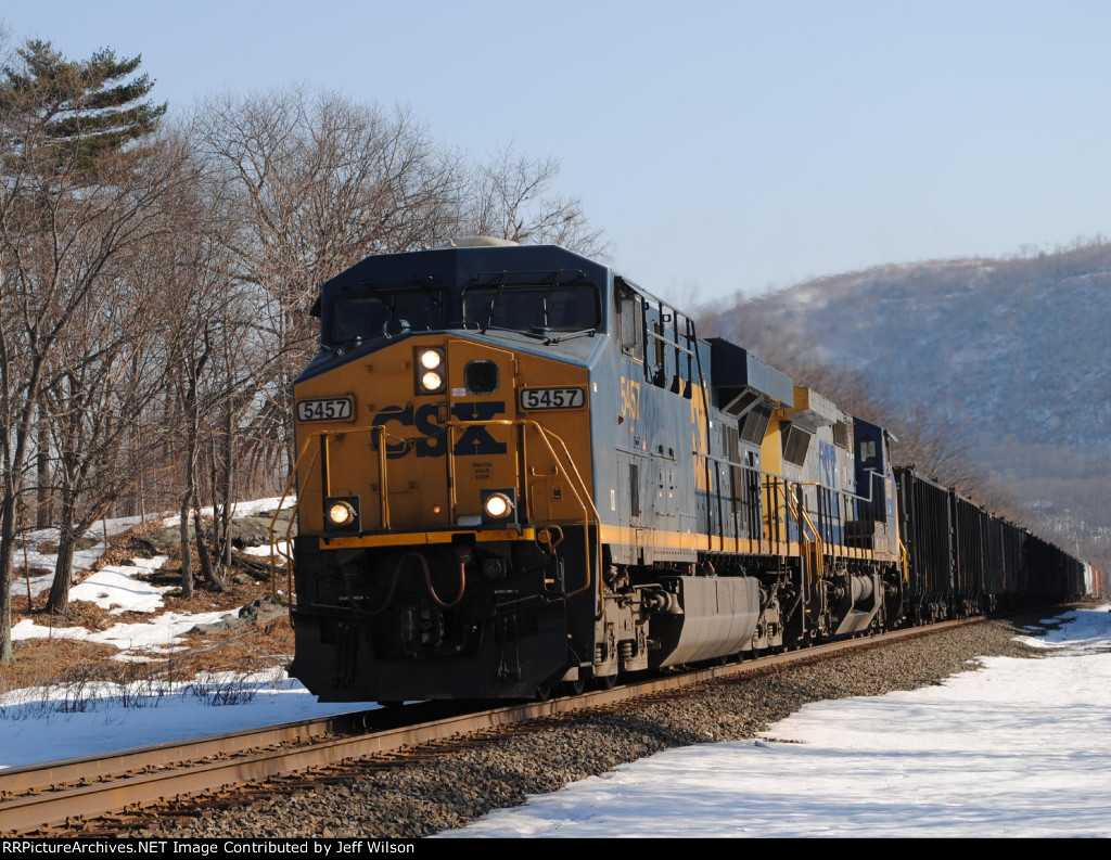NB CSX Trash train